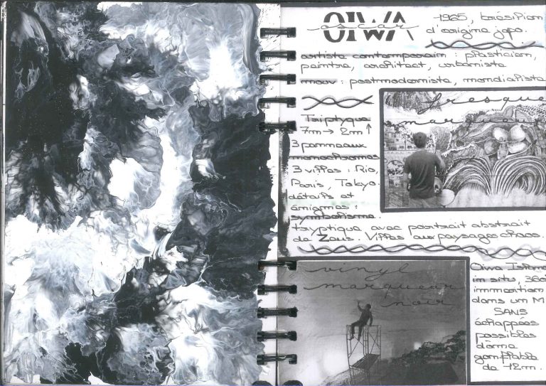 Le carnet d’artiste – Arts plastiques