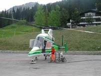 Hélicoptère bi-rotors engrenants