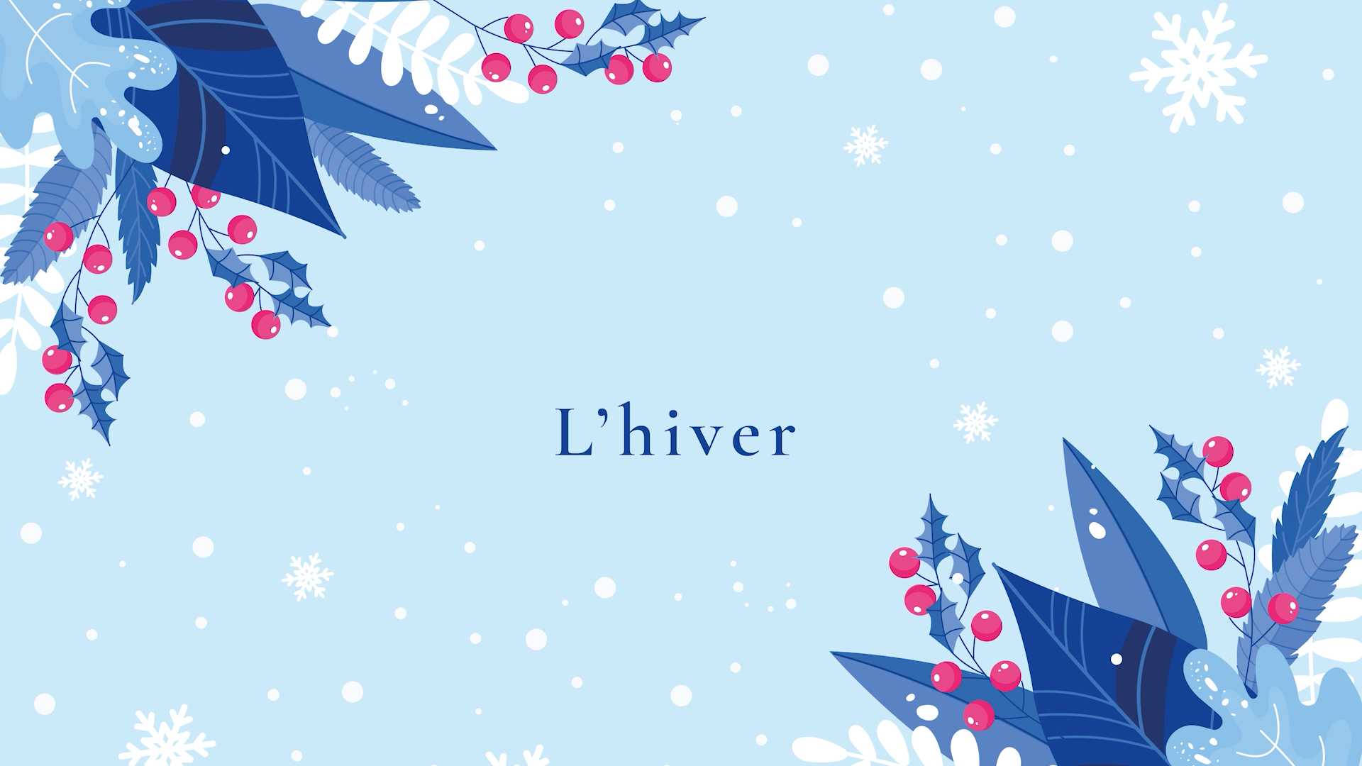 L'hiver - EAC57