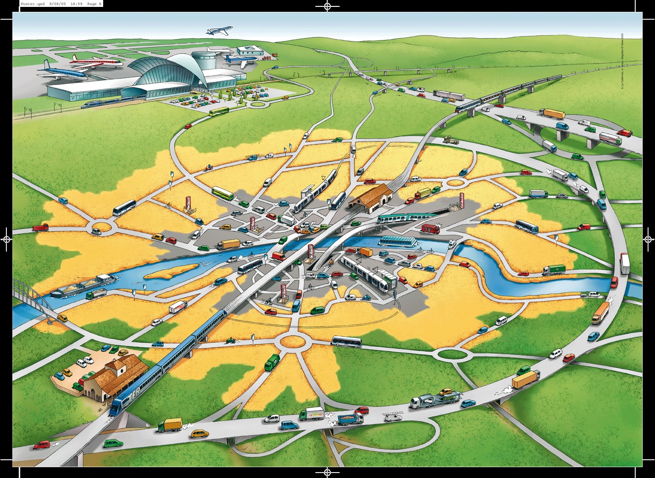 La circulation des biens et des personnes en France et en Europe - A l'école du P'tit Sentier