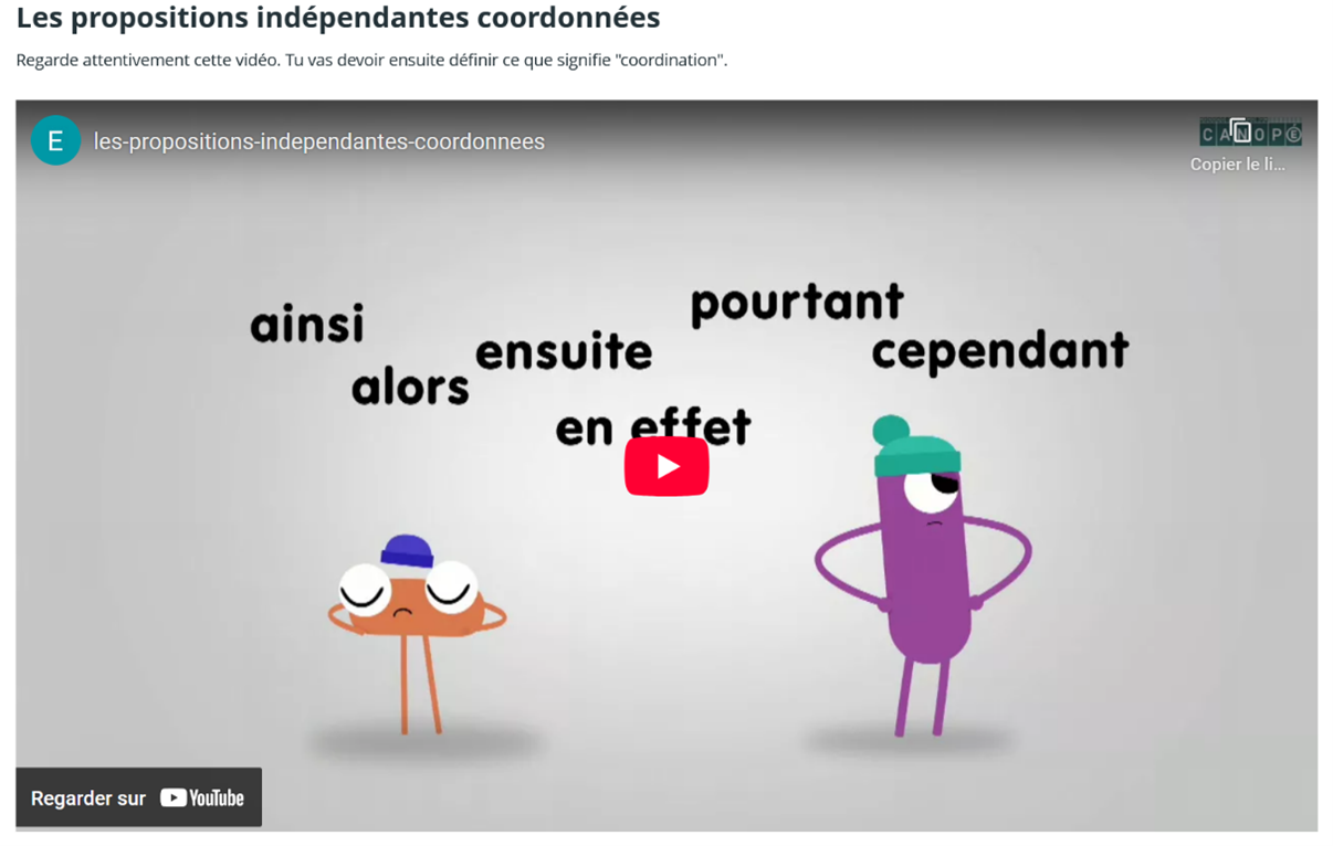 Grammaire et numérique : maîtriser les propositions avec l’exerciseur ...