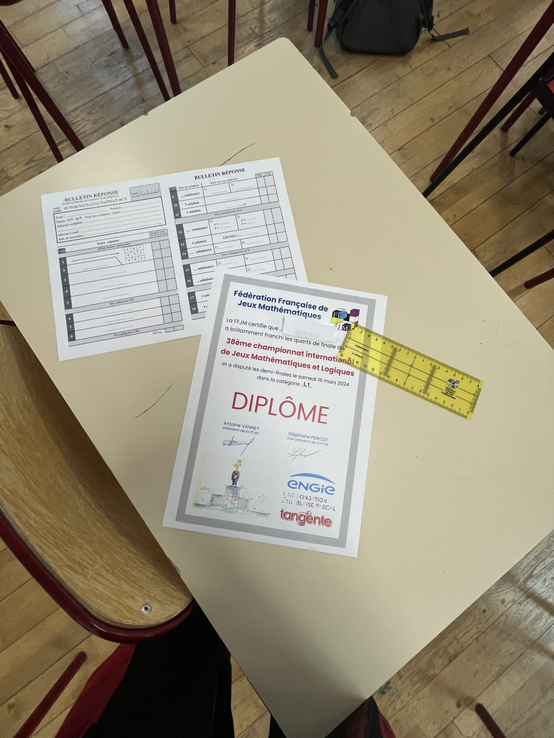 ½ finale régionale du 38ème championnat international des jeux ...