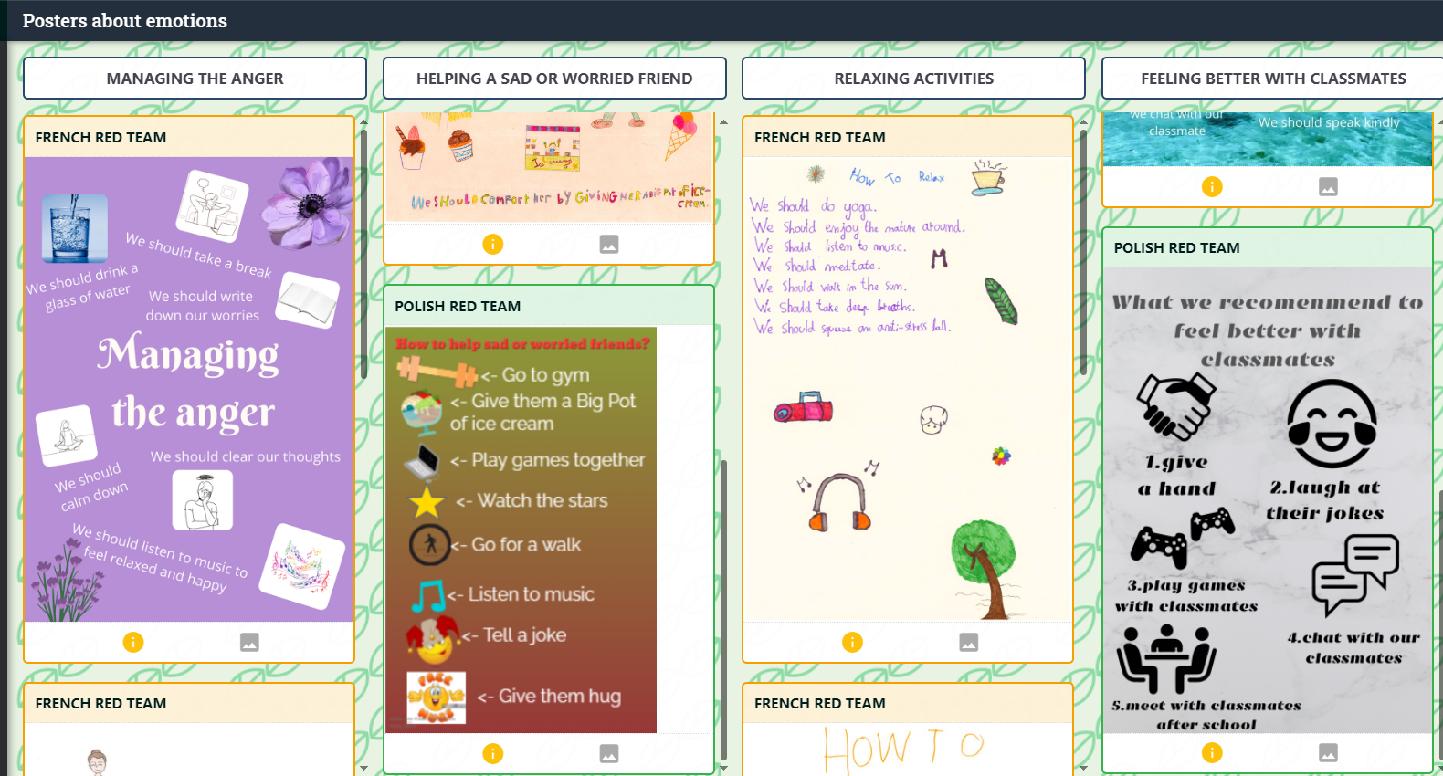 Projet eTwinning : « Free Your Emotions! » (Libère tes émotions ...