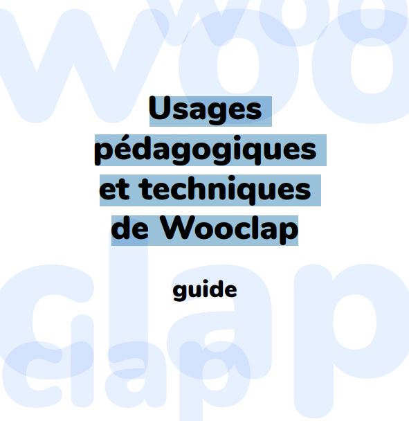 Usages pédagogiques et techniques de wooclap - STMS